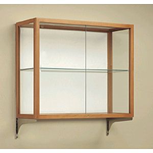 Wall mount glass display cases - Library Supplies Singapore