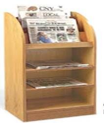 Newspaper display cabinet for office and library - Library Supplies ...
